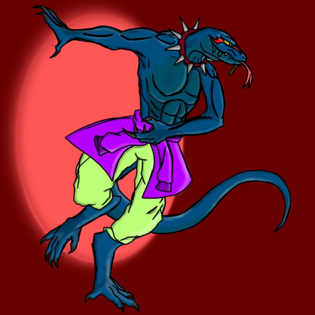 Komodo dragon - ibisPaint