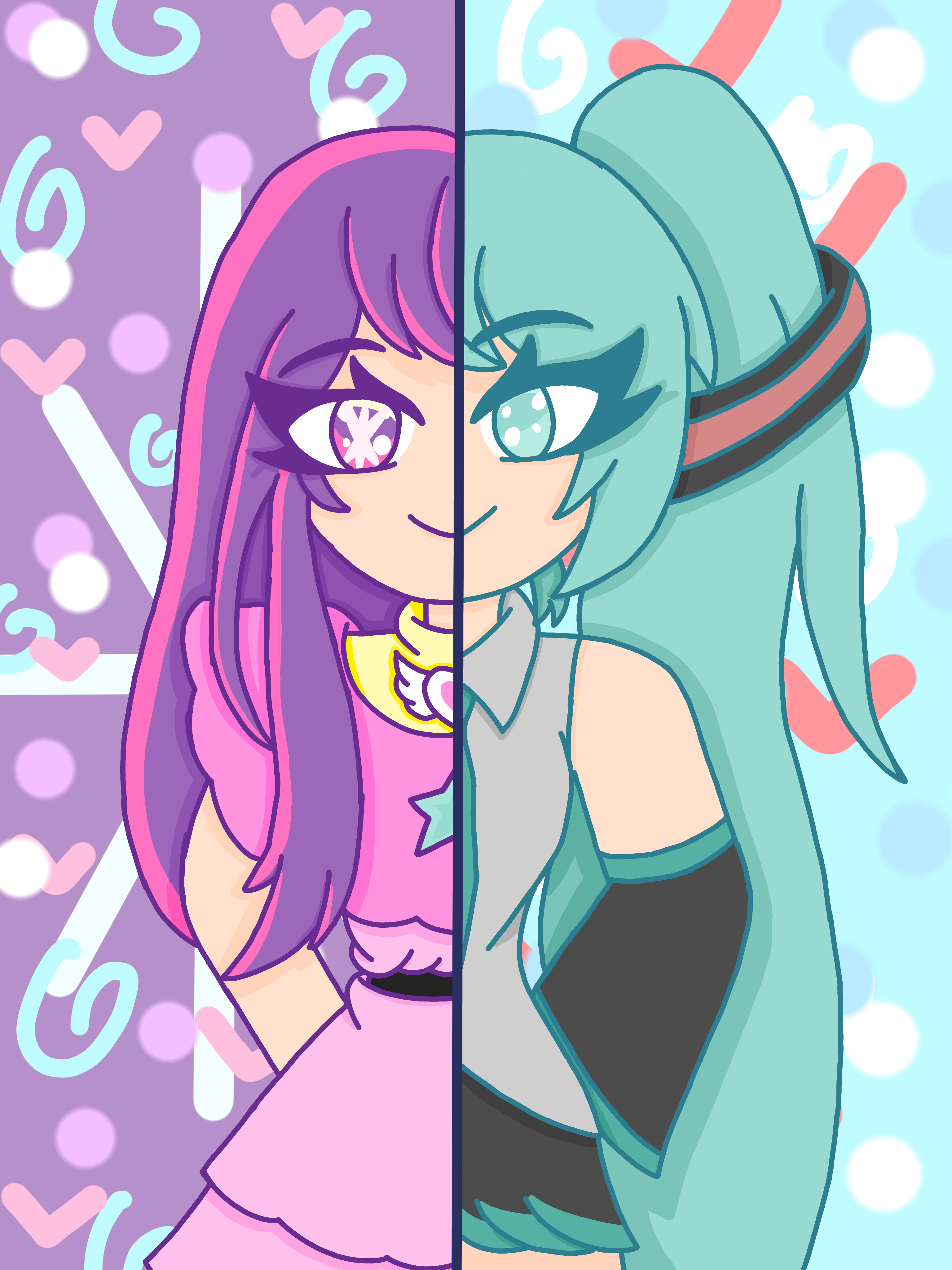 ai y miku - ibisPaint