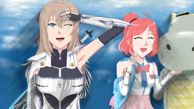Claris, Aina and Zero - ibisPaint