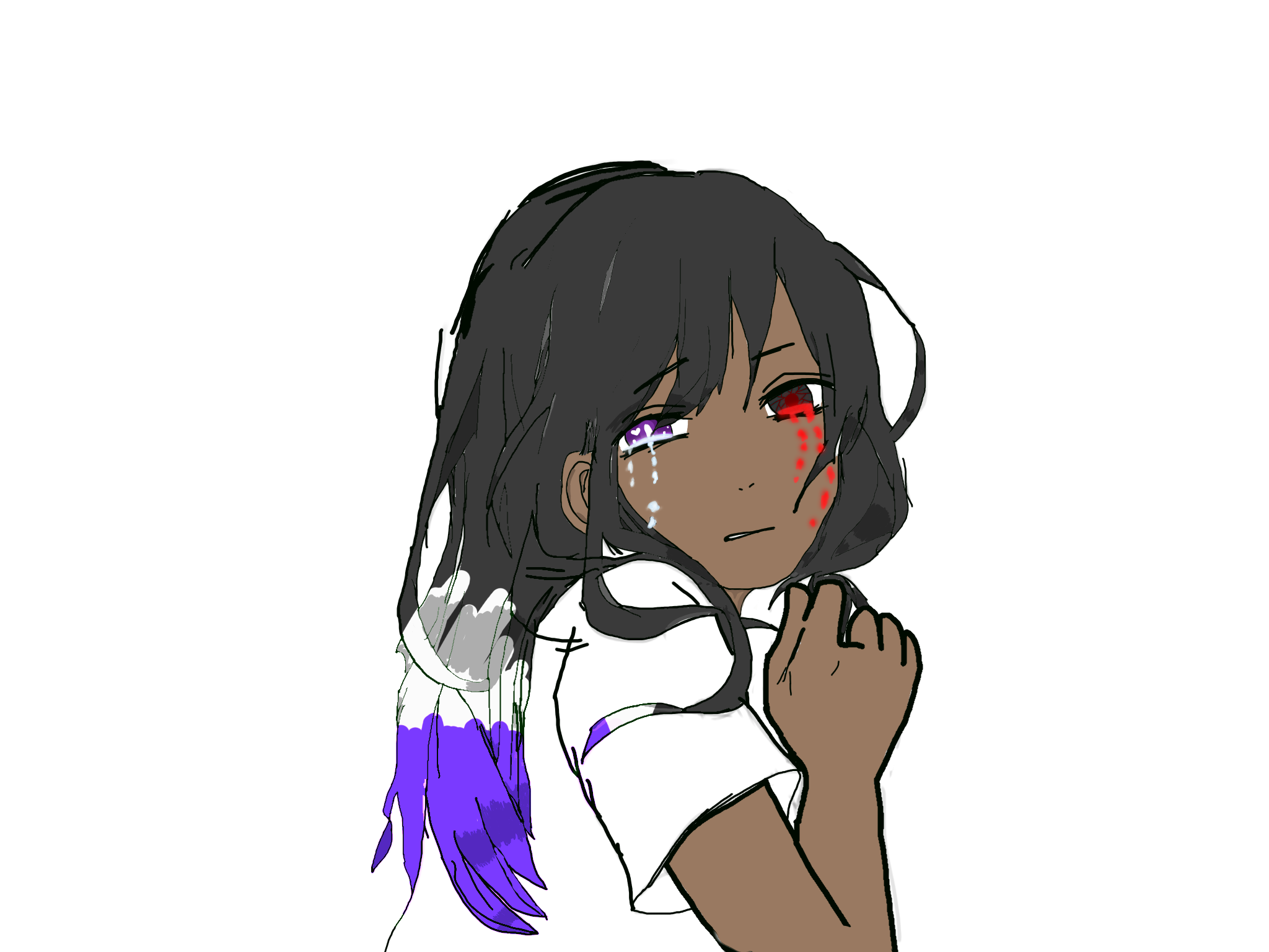 Crying Little Demon - ibisPaint