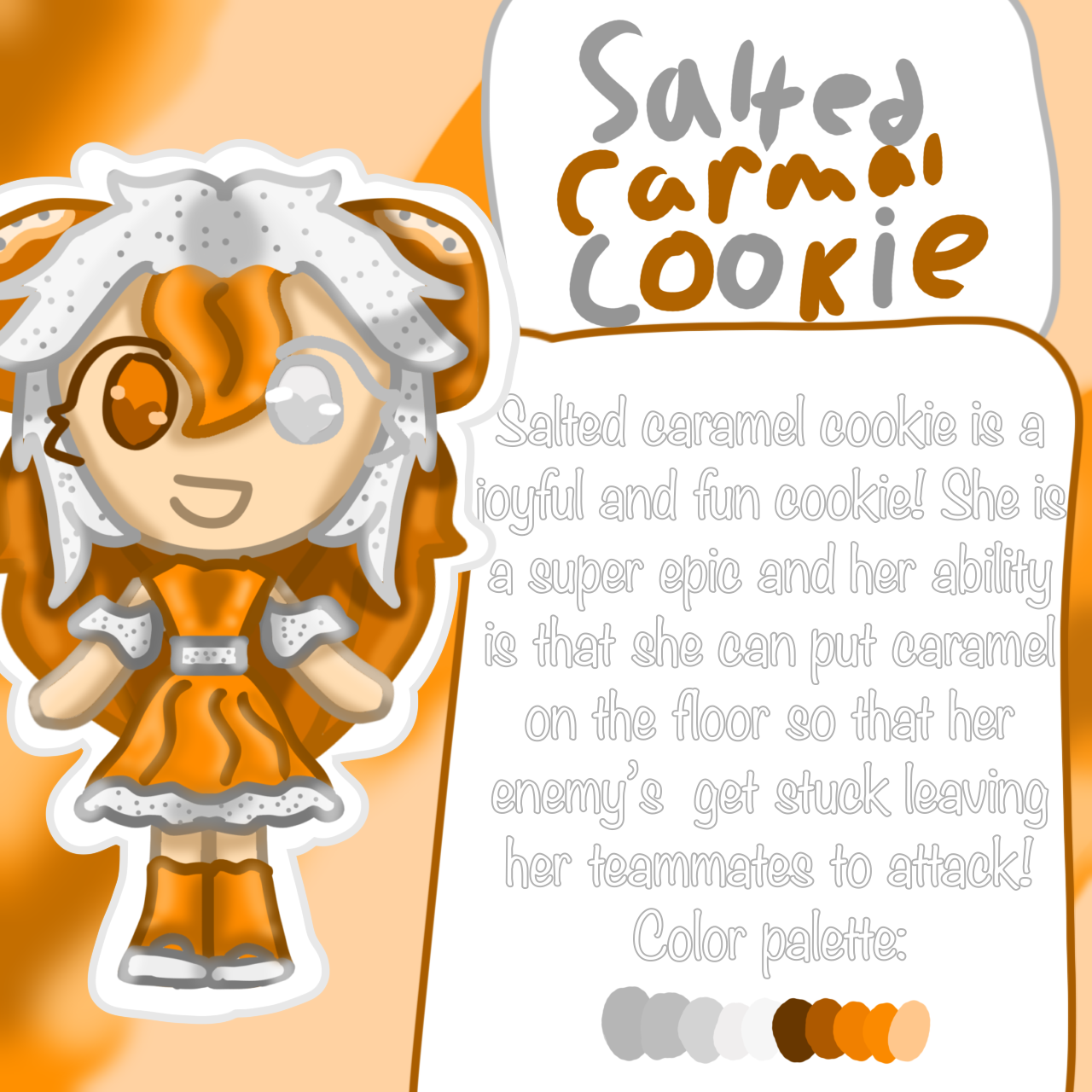 Salted caramel cookie! My crk oc! - ibisPaint