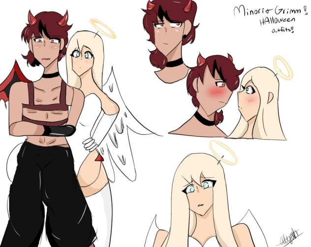 Minori and Grimm! - ibisPaint