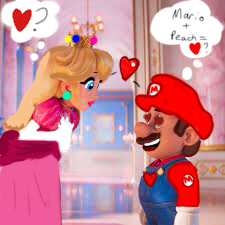 Mario+Peach - ibisPaint
