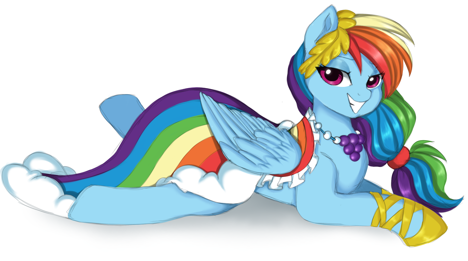 Rainbow Dash with Gala Dress - ibisPaint