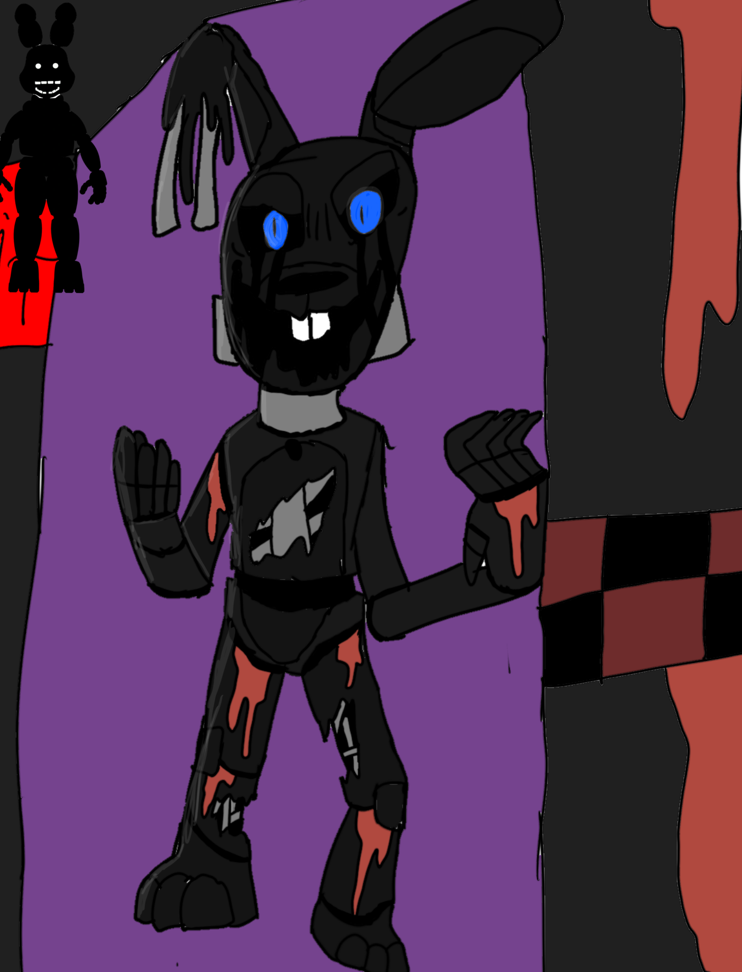 Shadow Bonnie redesign - ibisPaint