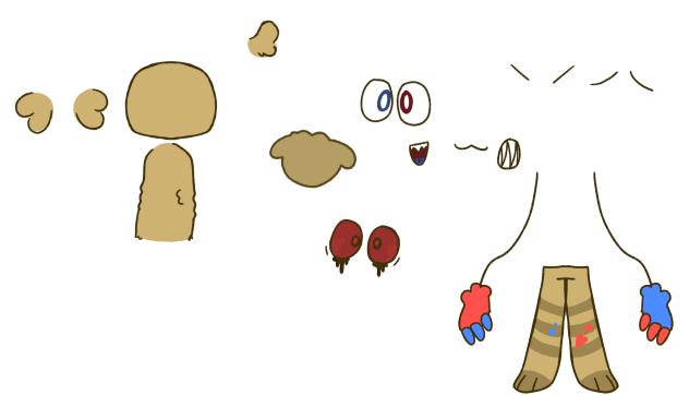 dandys world body map!! - ibisPaint