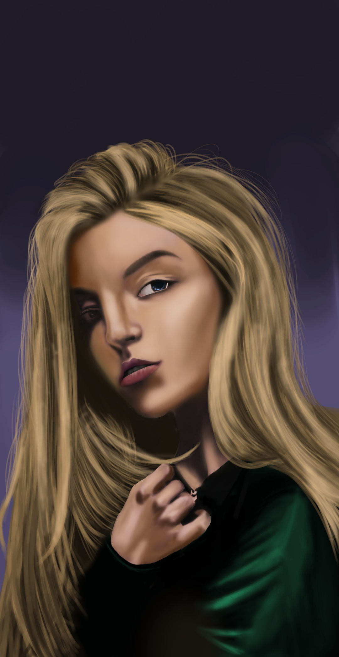 Girl in sweater - ibisPaint