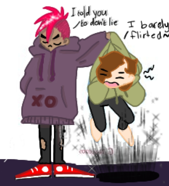 Flirt collab - ibisPaint