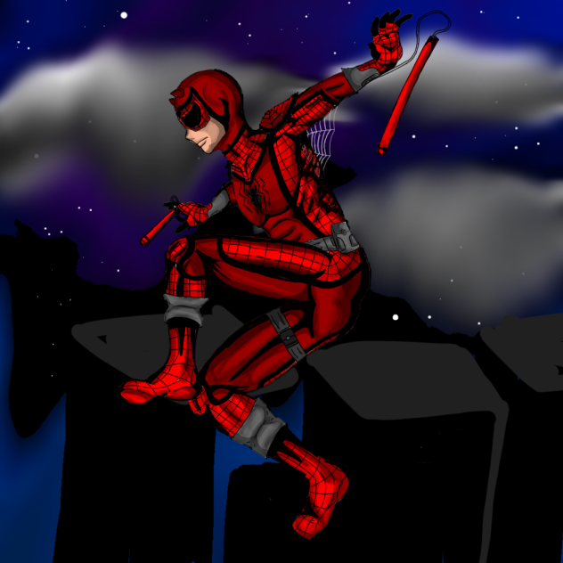 daredevil and spiderman (darachnid) - ibisPaint