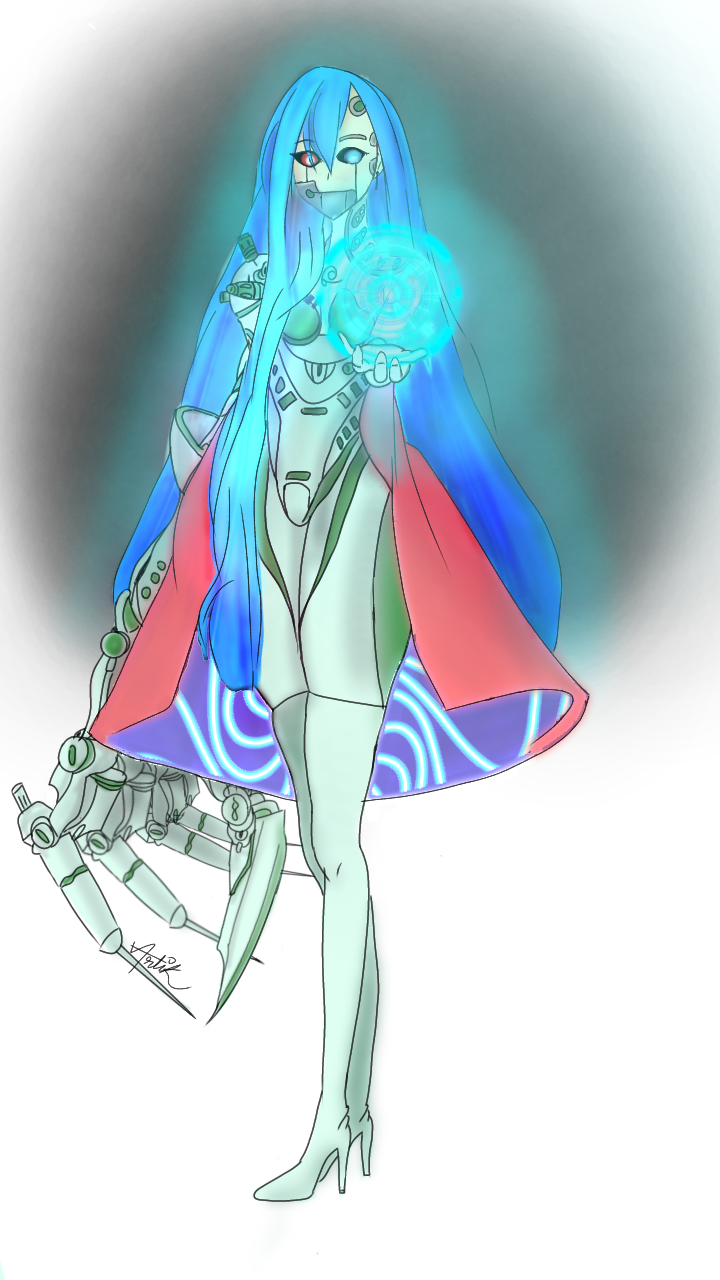 Cybord goddess - ibisPaint