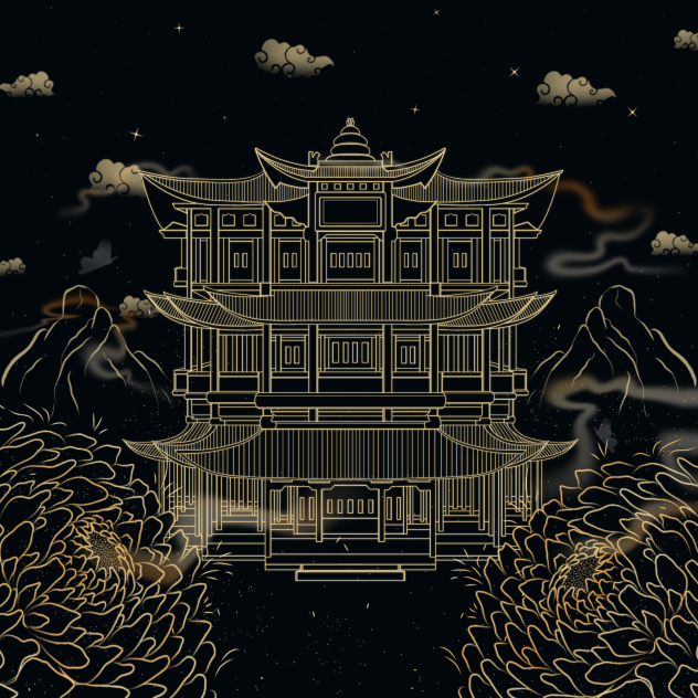 temple background - ibisPaint