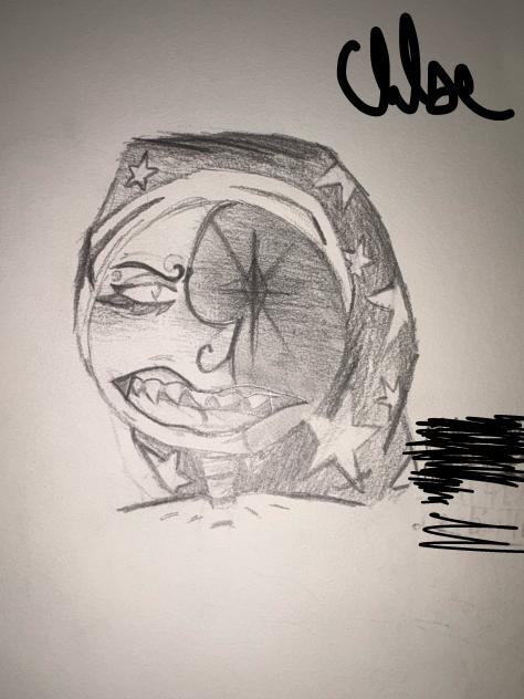 My moon drawing… - ibisPaint