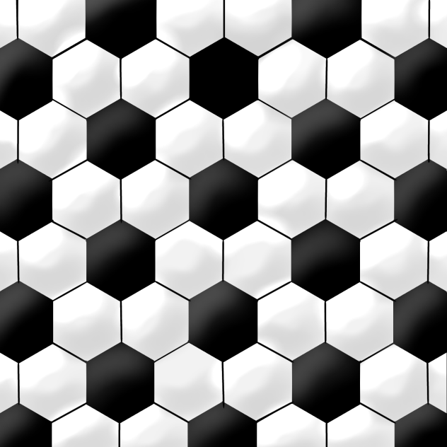Football pattern 3d - ibisPaint