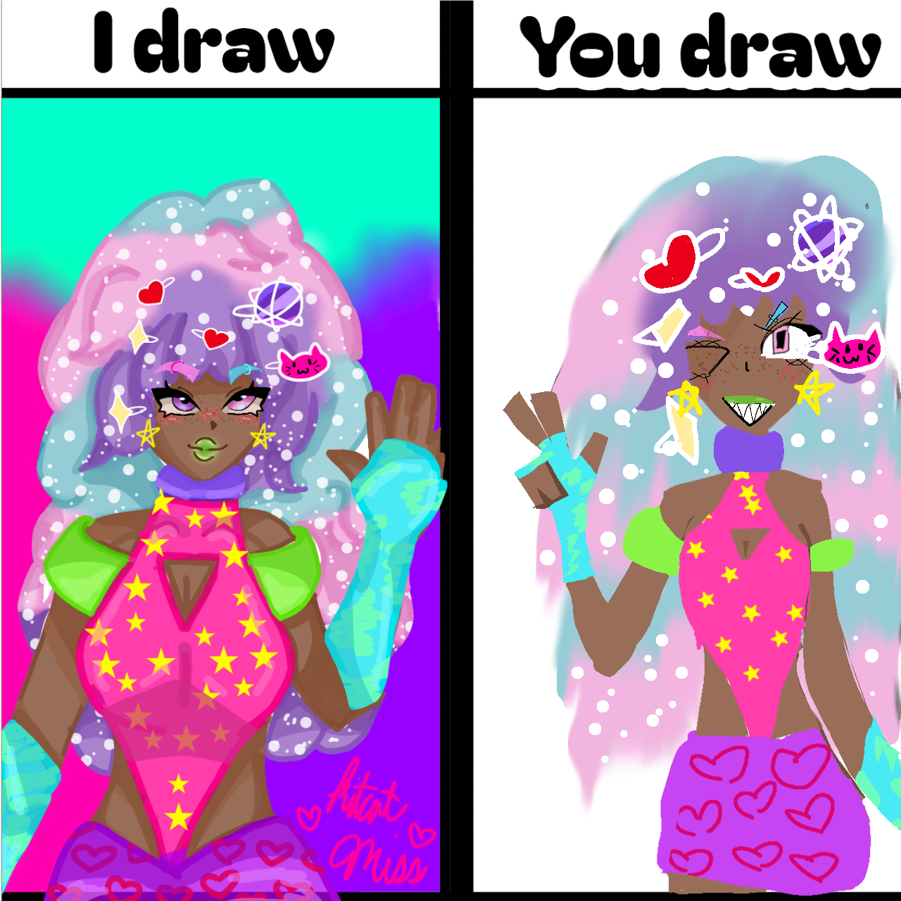 collab with miss kitkat - ibisPaint