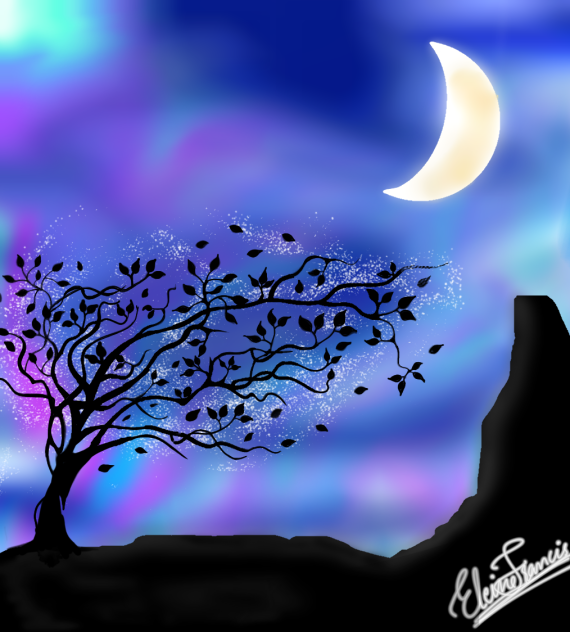 Night in Magic Land - ibisPaint