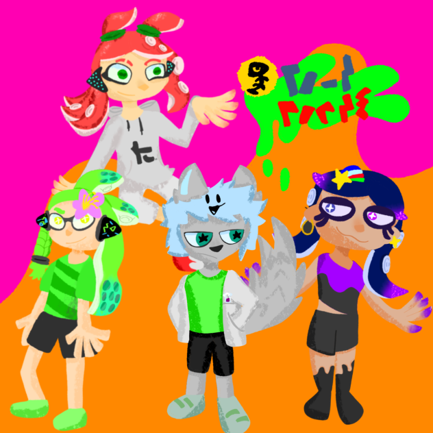 FishFight (splatoon idol group) - ibisPaint