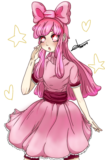 Chica Rosa - ibisPaint