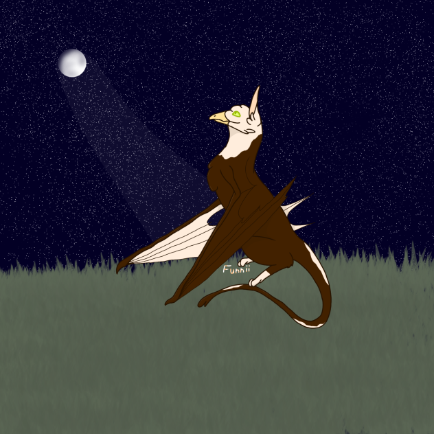 Griffin In The Night - ibisPaint