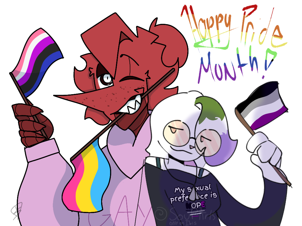 Pride Month Collab W salad !! - ibisPaint