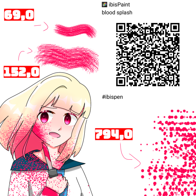 blood splash - ibisPaint