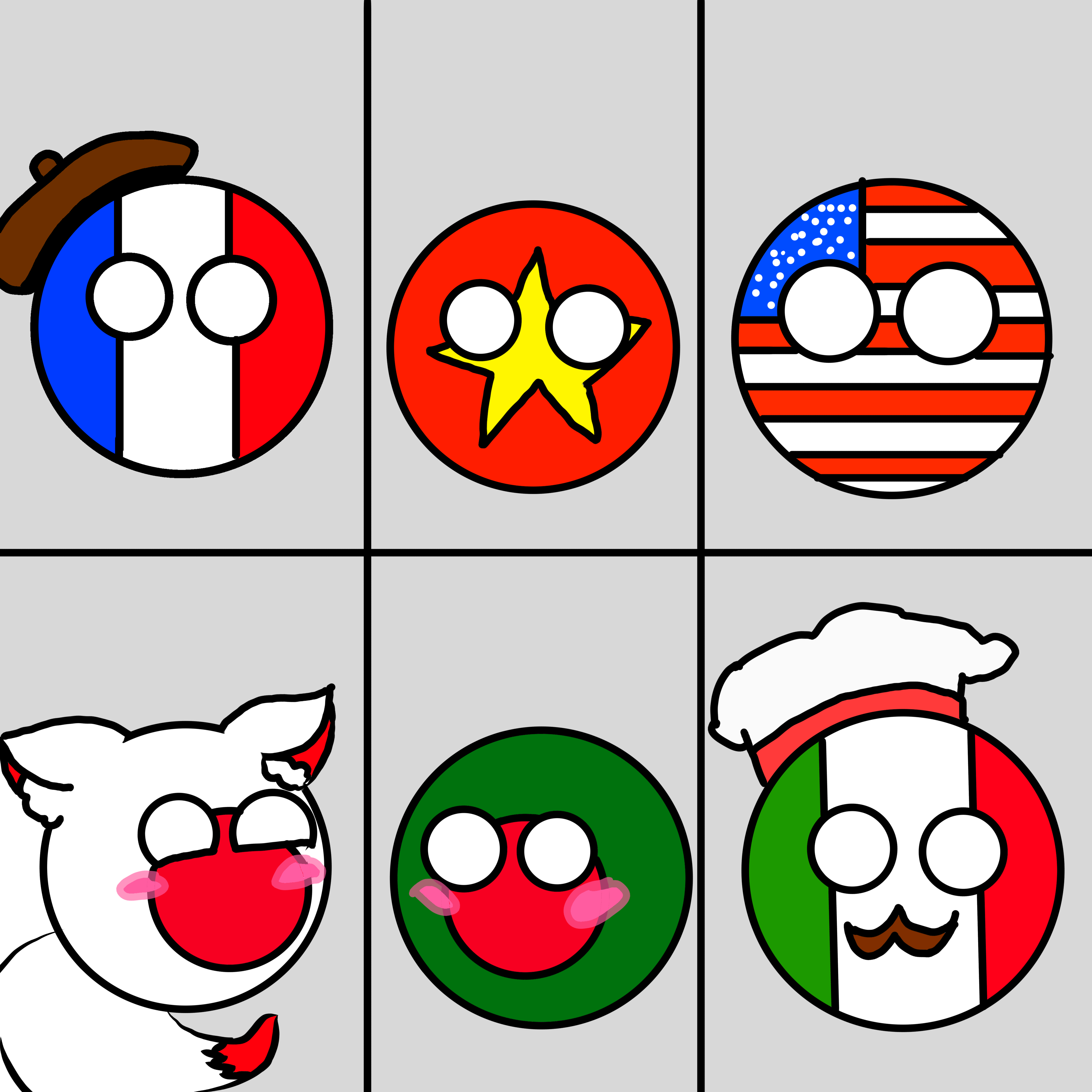 Random Countryballs Part 2 - ibisPaint