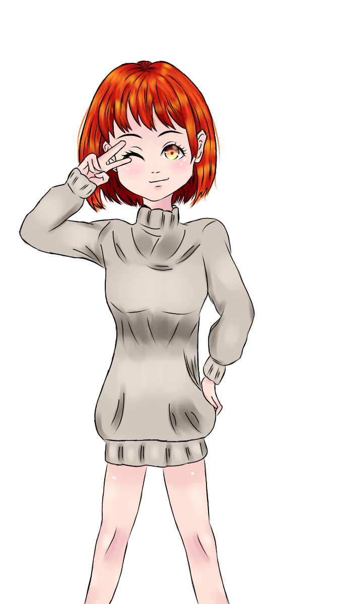 Cute girl - ibisPaint