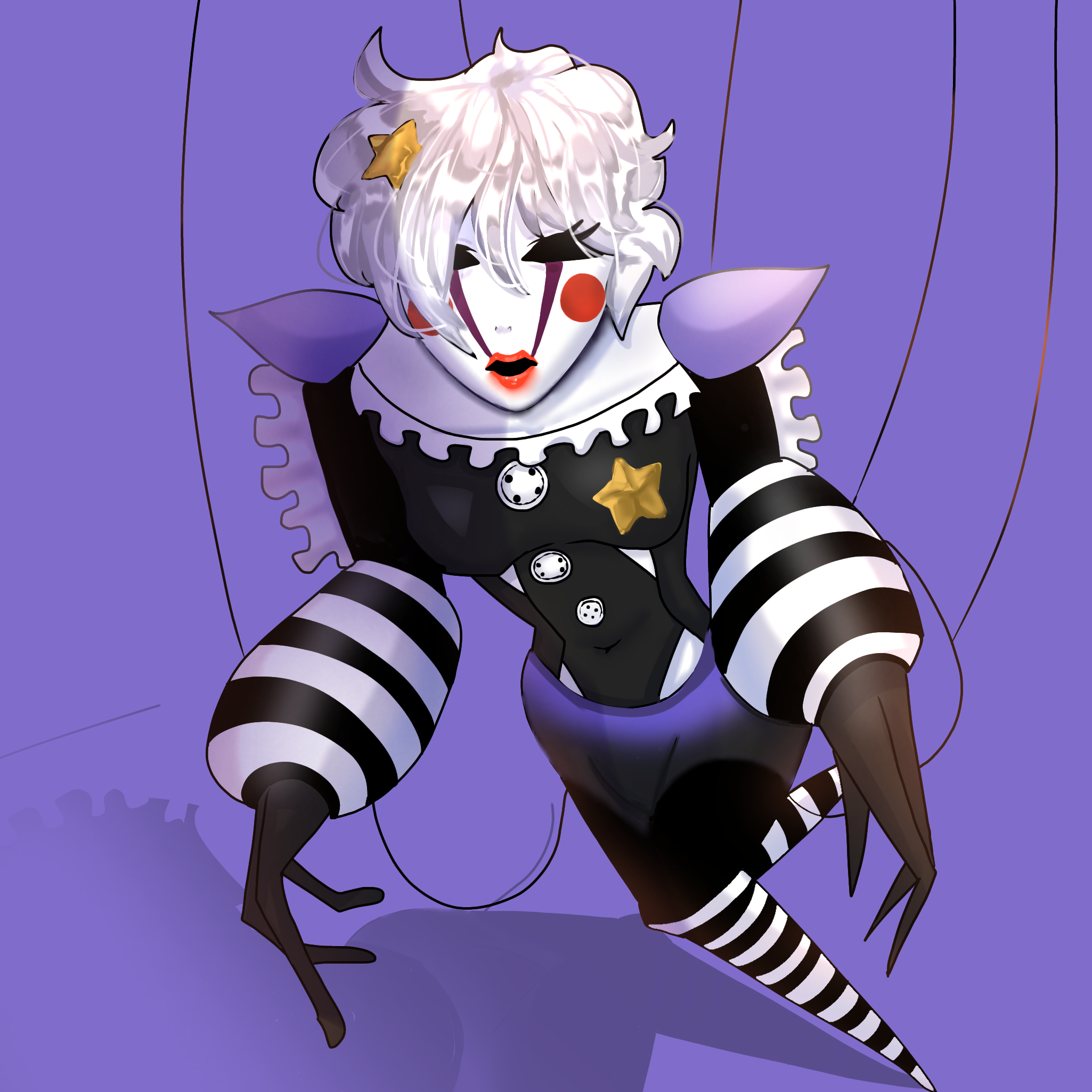 Glamrock Marionette design 🤔 - ibisPaint