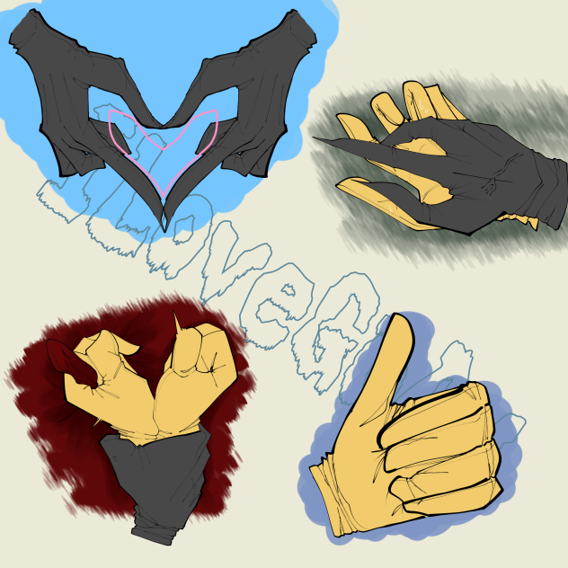 gloves hands - ibisPaint