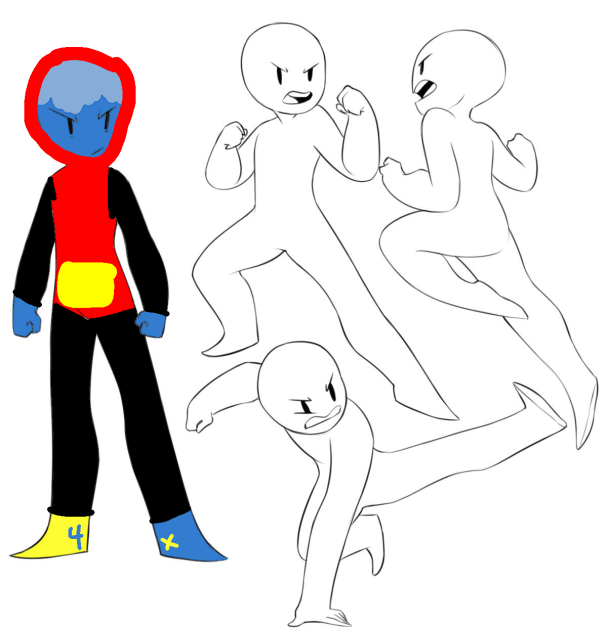 Mad pose collaboration! - ibisPaint