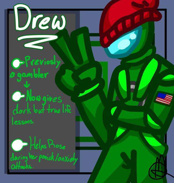 Drew Concept (Among Us OC) - ibisPaint