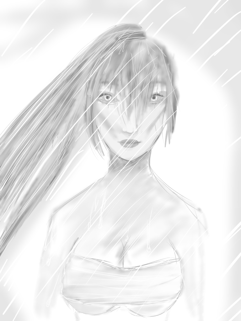 wet rain - ibisPaint