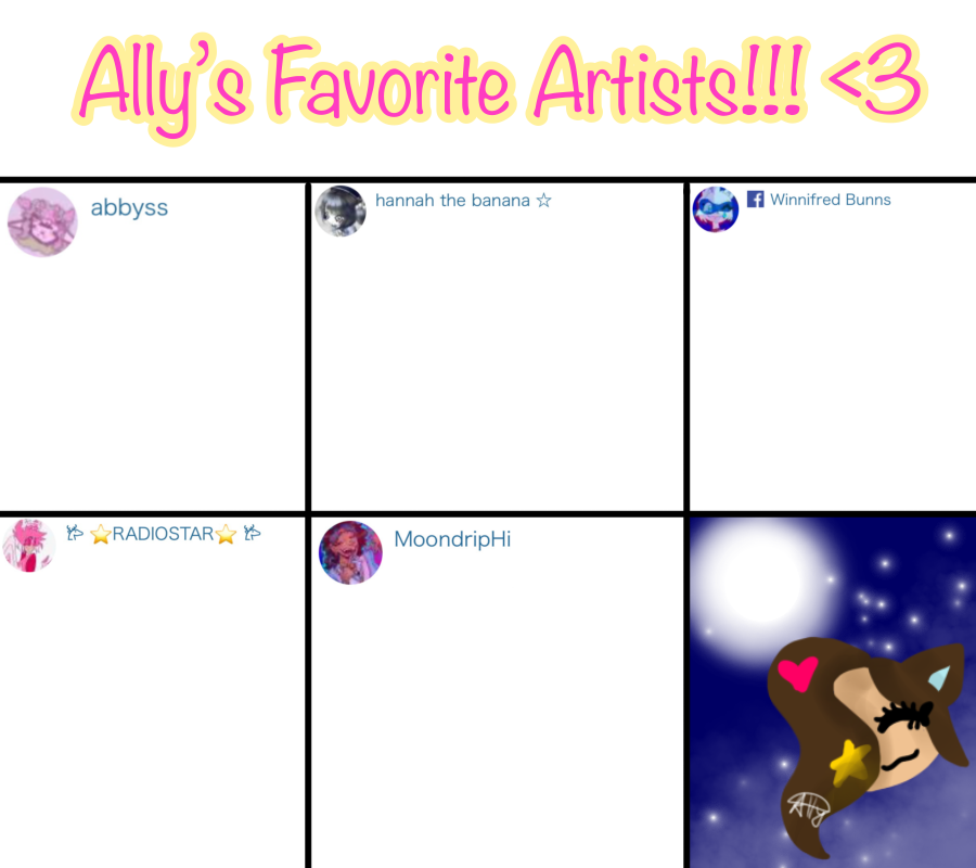 Ally’s Fav Artists! 🌸 - ibisPaint