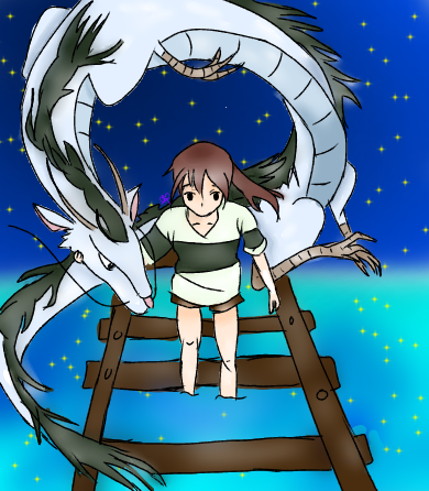 Chihiro and Haku - ibisPaint