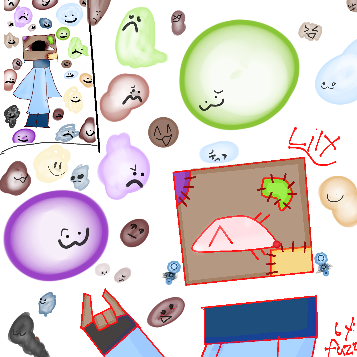 my old weirdcore charter redesign - ibisPaint