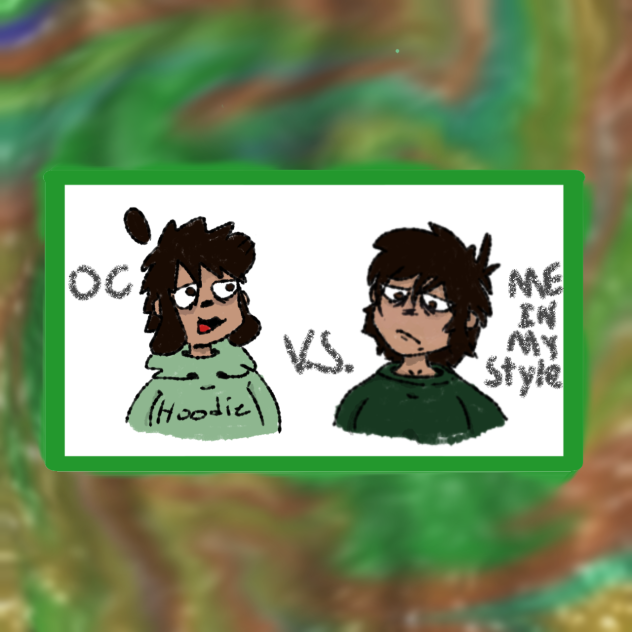 Only big difference is the hair - ibisPaint