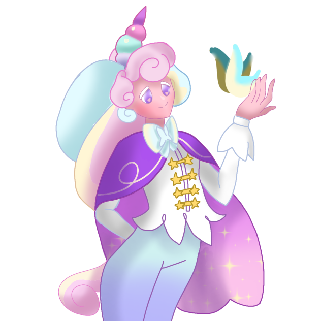Unicorn cookie as a human - ibisPaint