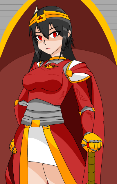 Lady Red Knight - ibisPaint