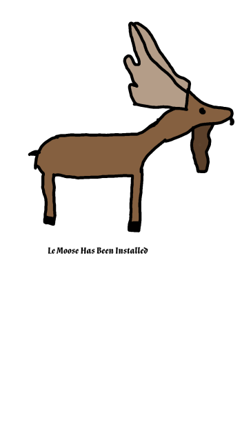 Moose #1; Male Moose - ibisPaint