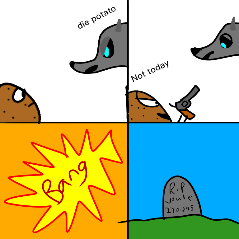 MEME COMIC 3; DIE POTATO - ibisPaint