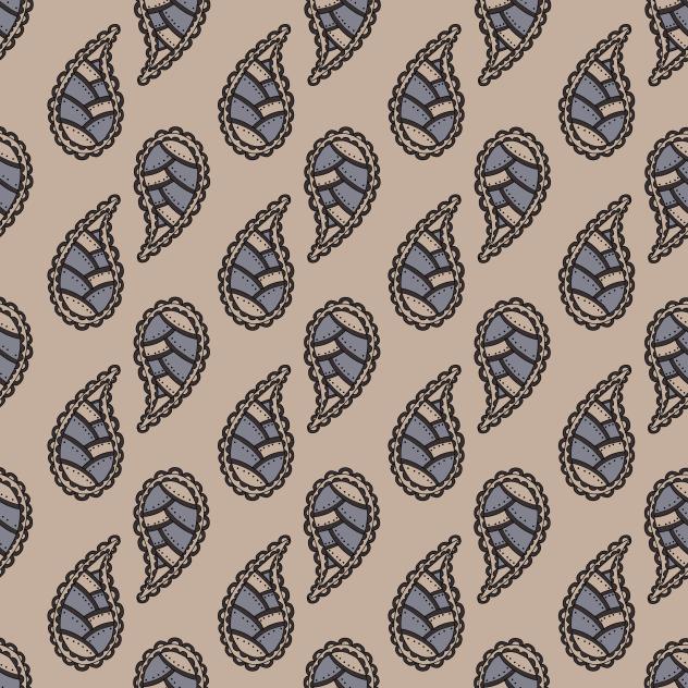 Traditional Paisley pattern - ibisPaint