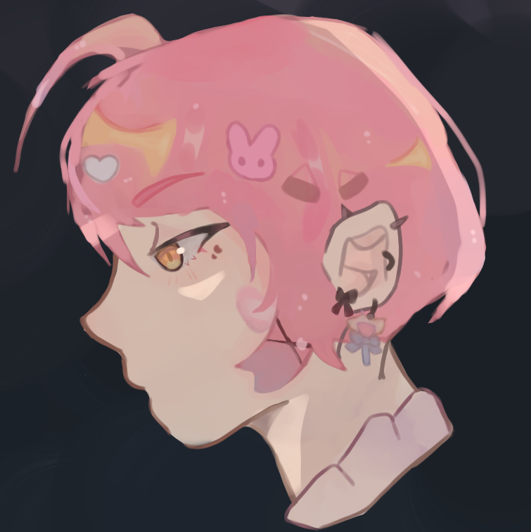 Pink haired girl. - ibisPaint