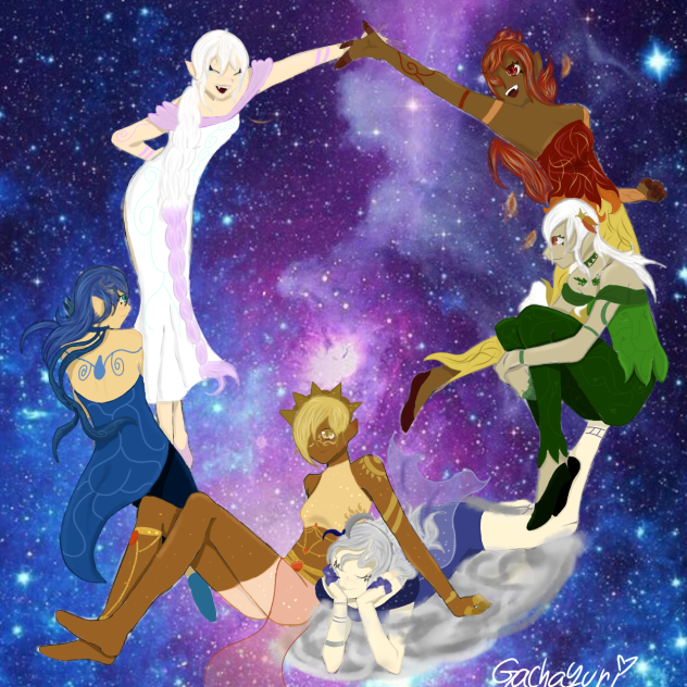 The Elementals - ibisPaint