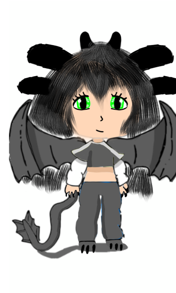 Toothless (human female version) - ibisPaint