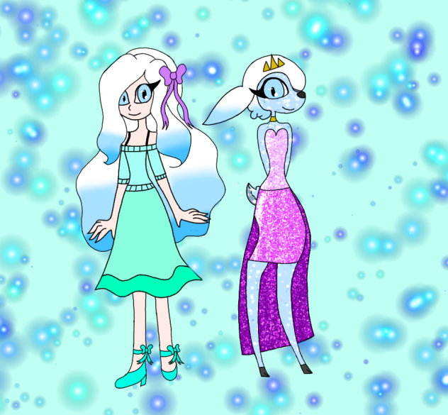 IceHeart and Sequin Sally - ibisPaint