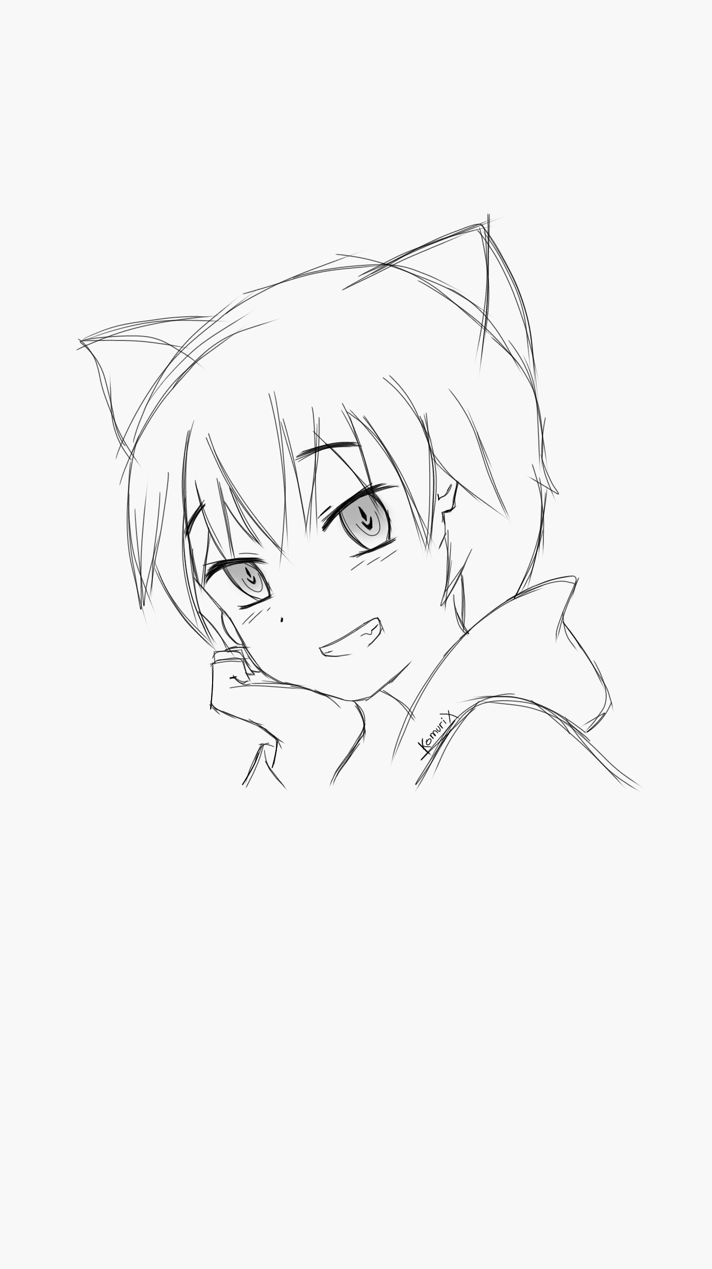 Cat boy teasing - ibisPaint