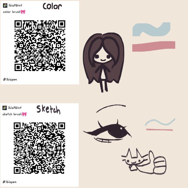 brushes qr codes - ibisPaint
