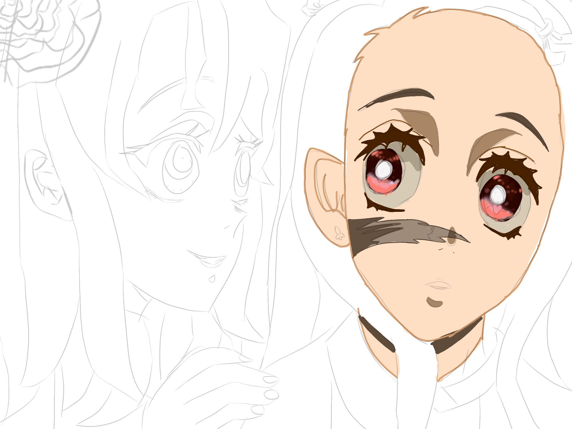WIP of my second swapped kny - ibisPaint