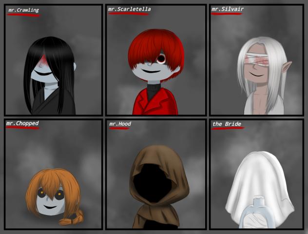 chibi characters homichipher - ibisPaint