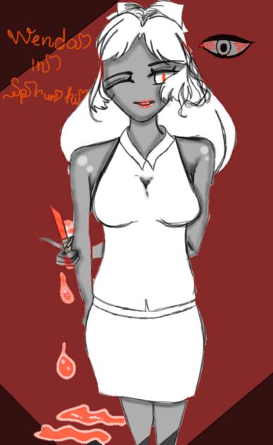 Vẽ Wenda trong sprunki horror - ibisPaint