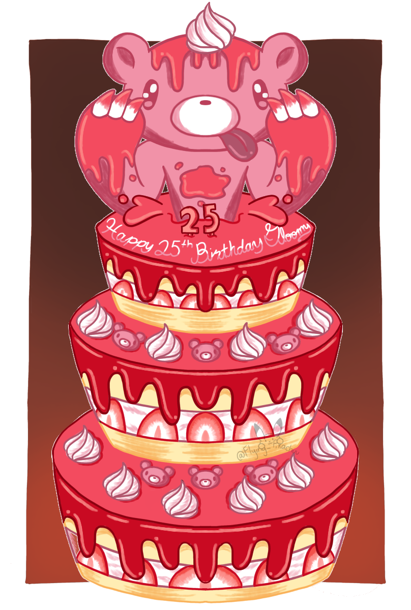Happy 25th Birthday, Gloomy 🍰 - ibisPaint